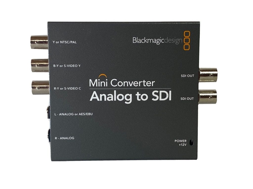 Mini convertidor análogo a SDI 2 Blackmagic CONVMAAS2 ♫ Duosonic
