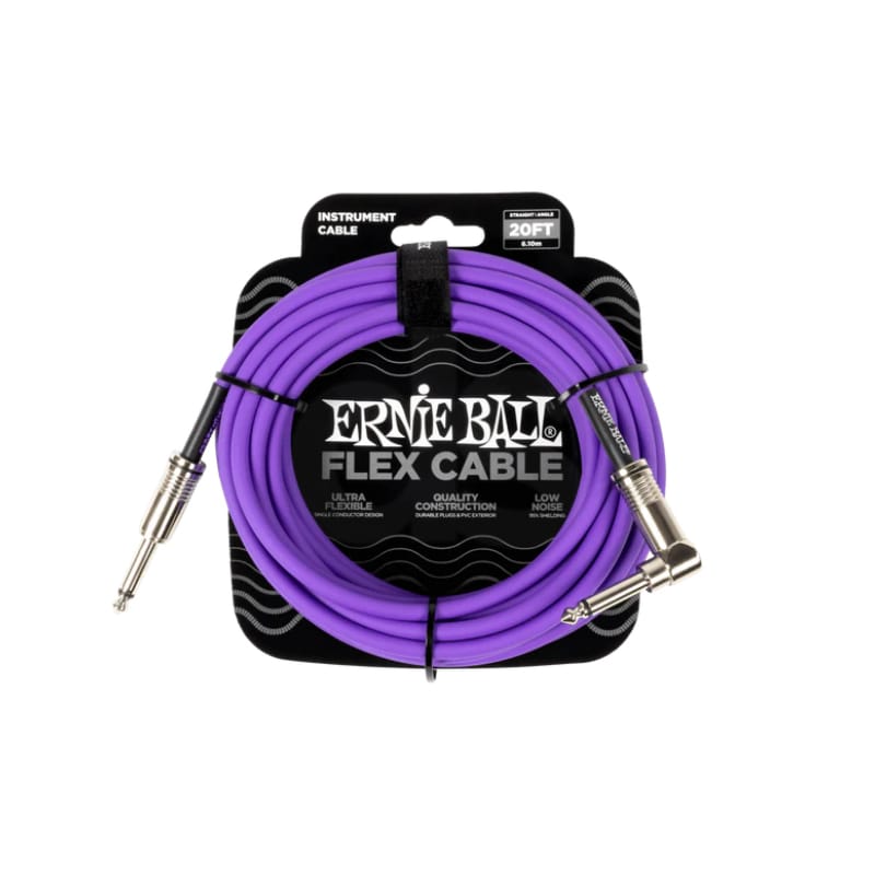 Cable Ernie Ball 20FT P06466 MORADO ♫ Duosonic.co ♫